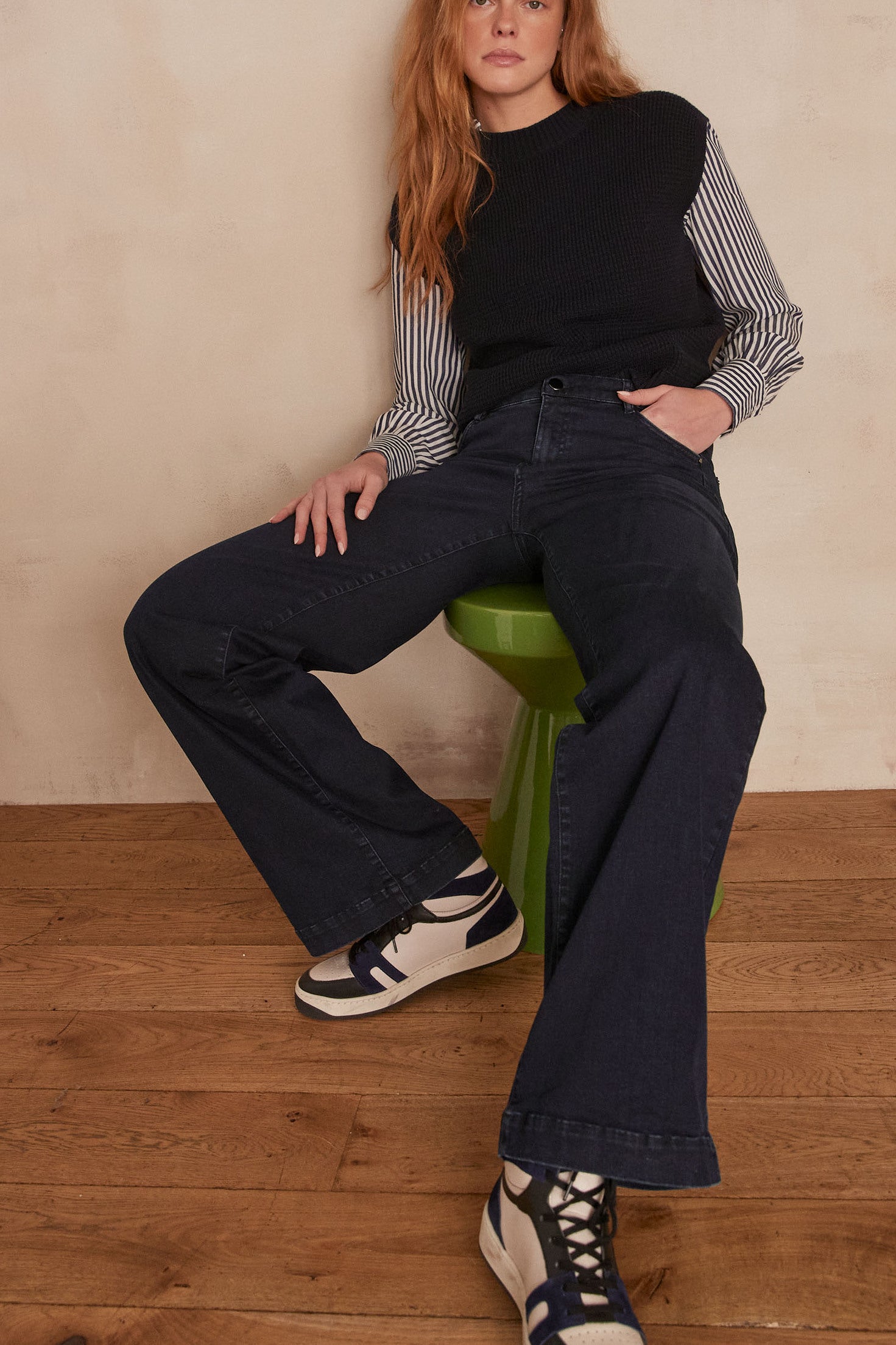 Pull sans manches Lilas